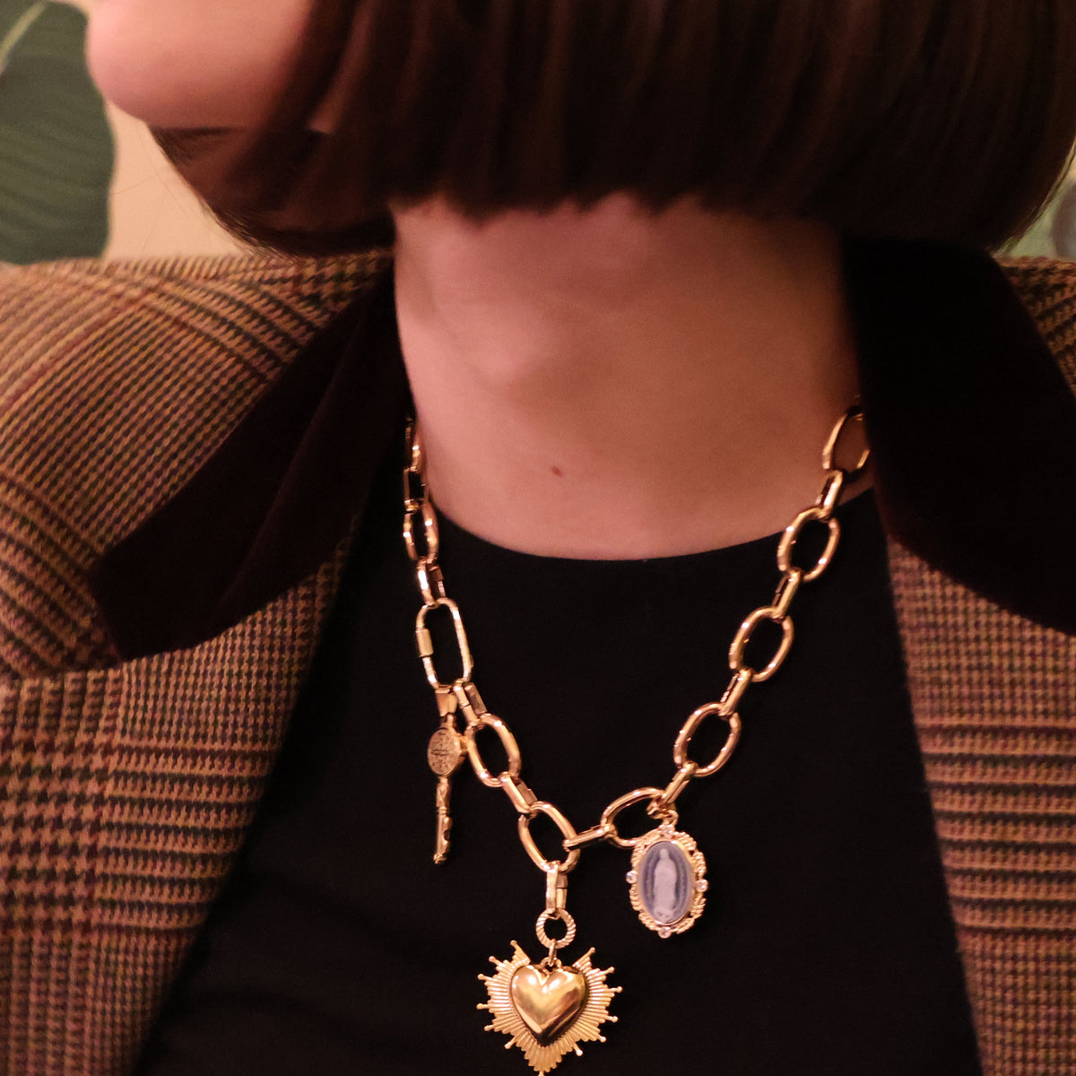 Our Lady & Benedict Key Necklace – Jay Day